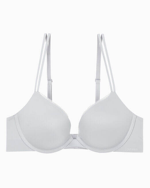 Calvin Klein Underwear Ck Liquid Touch Push Up Plunge Bra Gray | Lazada PH