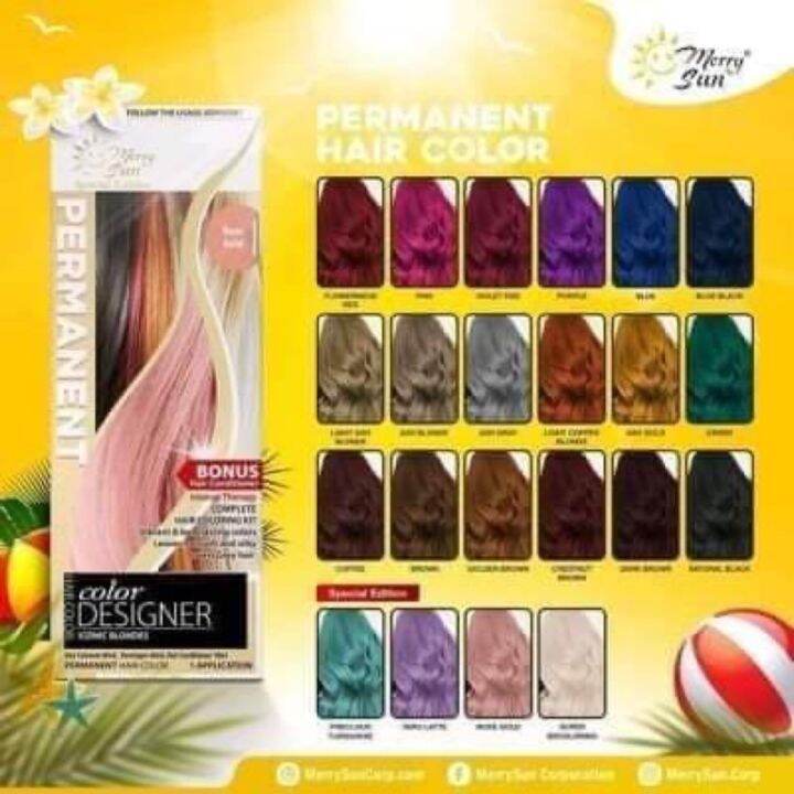 merry sun permanent hair color | Lazada PH