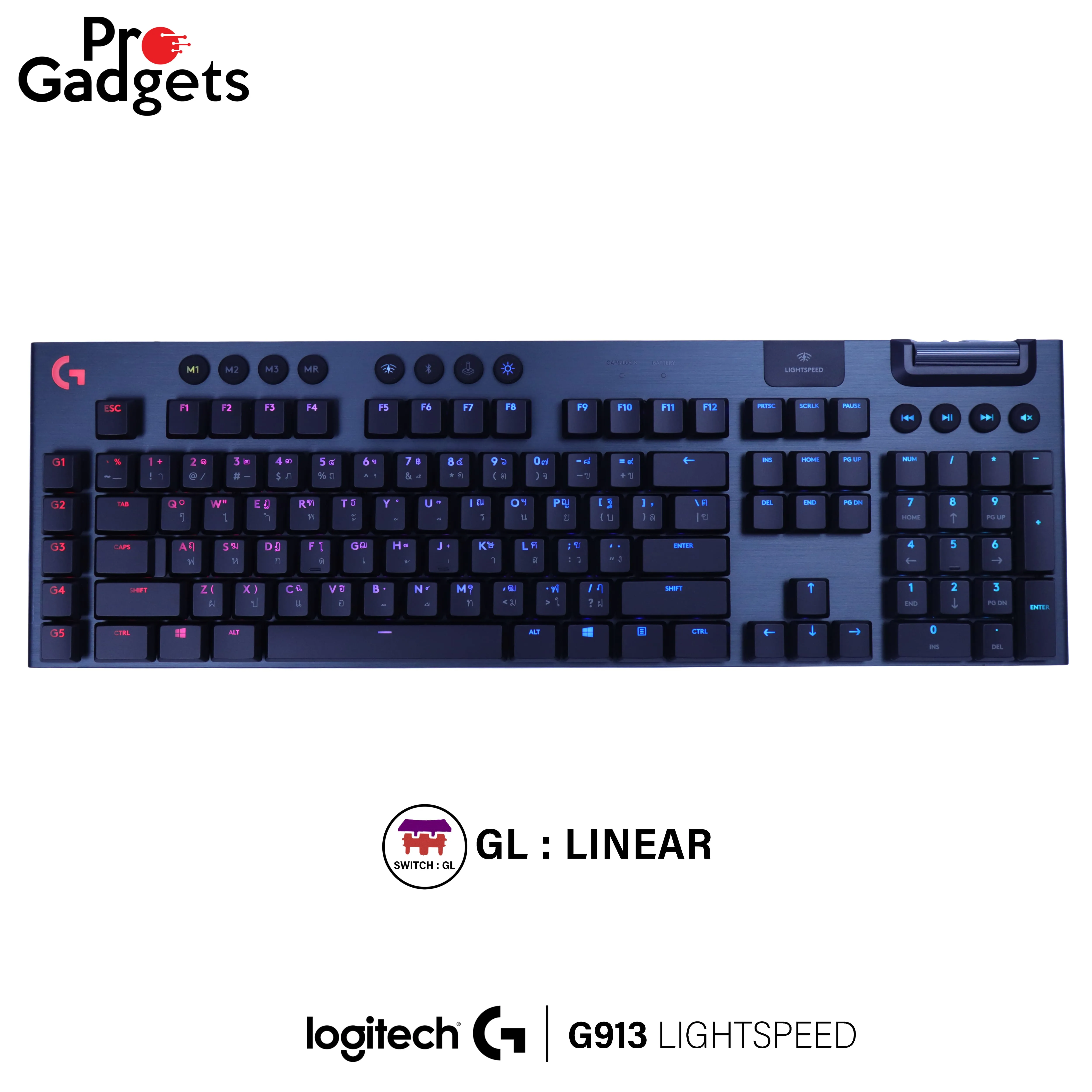 LOGITECH G913 Keyboard Gaming GL : Tactile | Thisshop