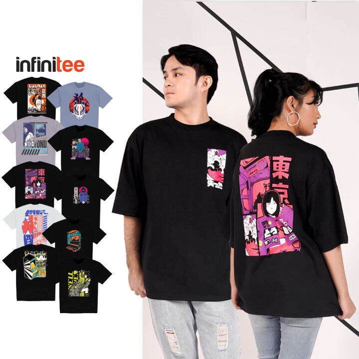 Infinitee Anime Inspired Oversized T Shirt For Men Women oversize plus ...