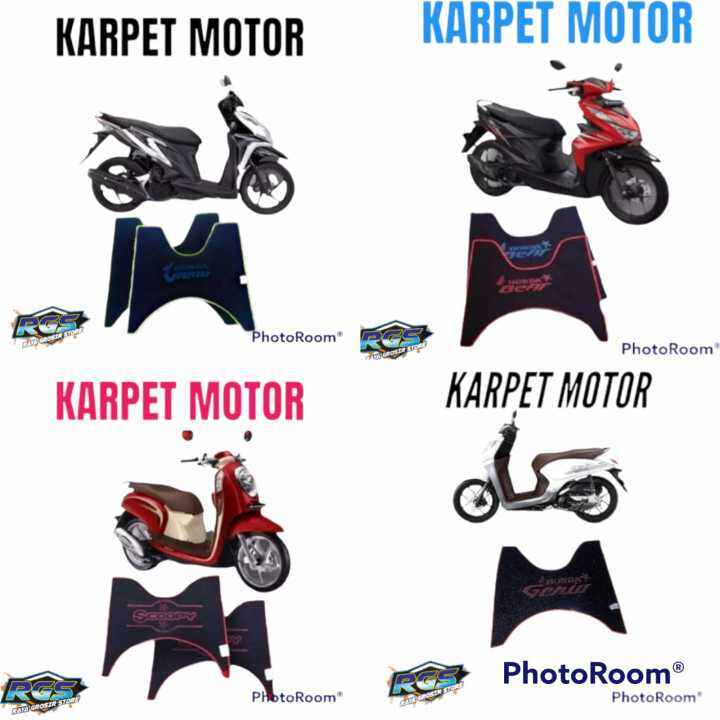 Karpet Motor Keset Motor Pijakan Kaki Motor Alas Motor Matic | Lazada ...