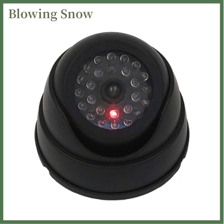 Blowing Dummy Fake Surveillance Security Dome Camera Flashing LED Light ...