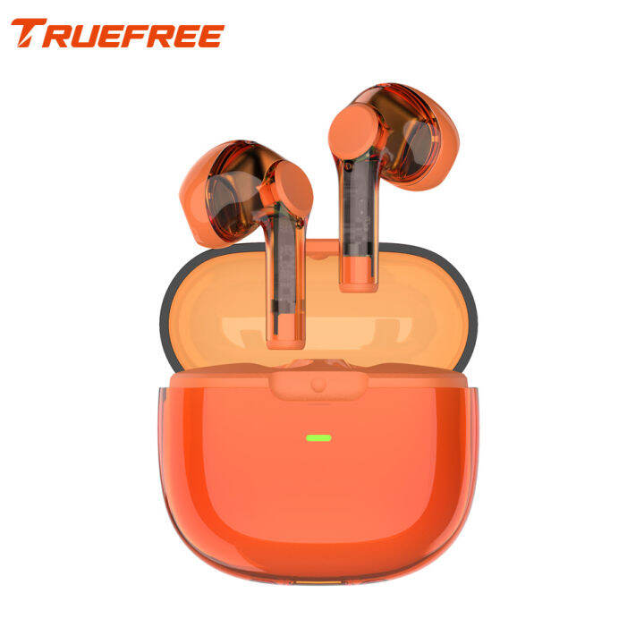 ลำโพงสำหรับ TRUEFREE T3บลูทูธ V5.3โหมดเกม AI ตัดเสียงรบกวน13มม. ไดรเวอร์บลูทูธควบคุมแบบสัมผัสหู ...