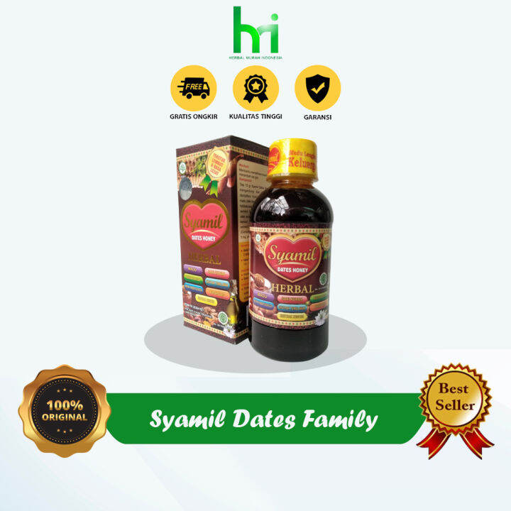 Madu Syamil Syamil Family Keluarga Dates Honey 200ml Mitra Ihsan ...