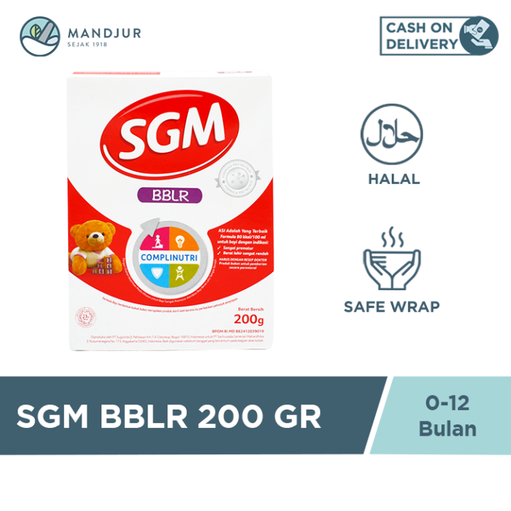 SGM BBLR Susu Formula Bayi Prematur dan Berat Lahir Rendah 200 Gr | Lazada Indonesia