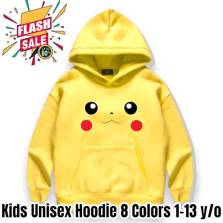 9 DESIGN POKEMON PIKACHU MEOWTH ETC KIDS HOODIE JACKET FOR BOYS GIRLS ...