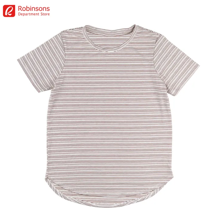 Grab A Tee Stripes Roundneck Tee | Lazada PH