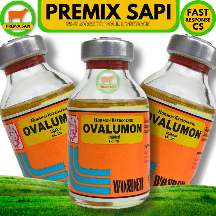 OVALUMON 20 ml WONDER - Hormon Pemacu Birahi Hewan Betina | Lazada ...