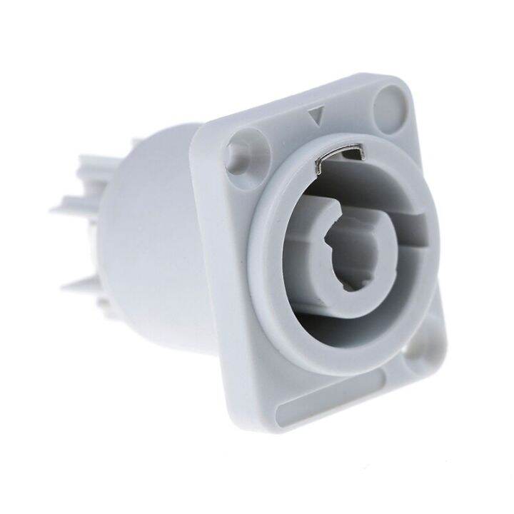 HOT】 pan mao 3 Pin Female Panel PowerCon Socket Audio Connector Socket ...