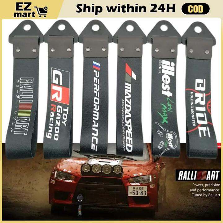 New JDM Racing Sports Style Tow Strap Universal Race Towing Bars Nylon ...