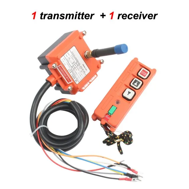 Wireless Industrial Remote Controller Electric Hoist Remote Control 1 ...