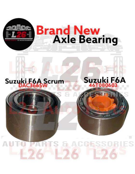 Axle Bearing Suzuki F6A MULTICAB SCRUM 46T080603, DAC3665W/8-DEO7A34 ...