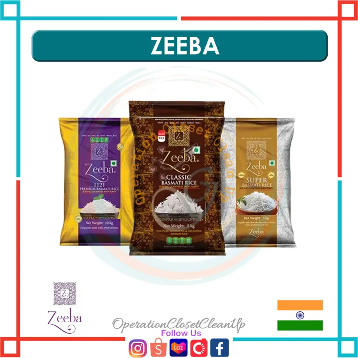 Zeeba Classic or Premium Basmati Rice, 1kg | Lazada PH