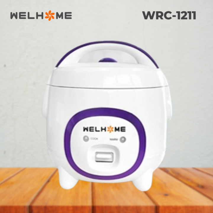 Penanak Nasi Rice Cooker Welhome WRC-1211 Magic Com 1,2 Liter 3in1 ...
