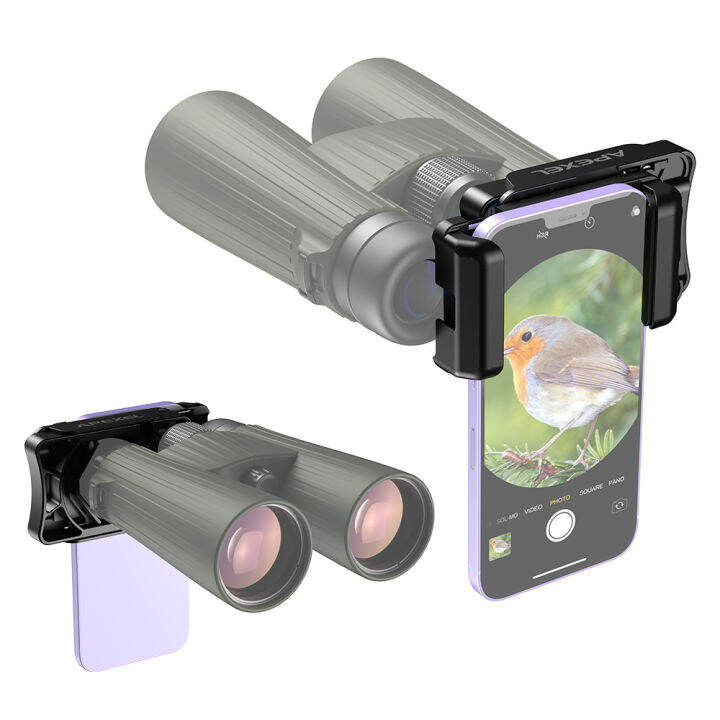 APEXEL escope Phone Adapter for Monoculars Binoculars Microscope with ...
