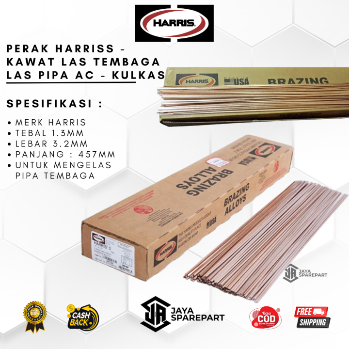 PERAK HARRISS - KAWAT LAS TEMBAGA LAS PIPA AC - KULKAS PERAK | Lazada ...