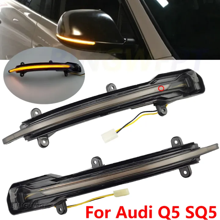 For Audi Q5 SQ5 8R 2010 2014 2015 2016 2017 Q7 4L SQ7 LED Dynamic Turn Signal Blinker Sequential ...