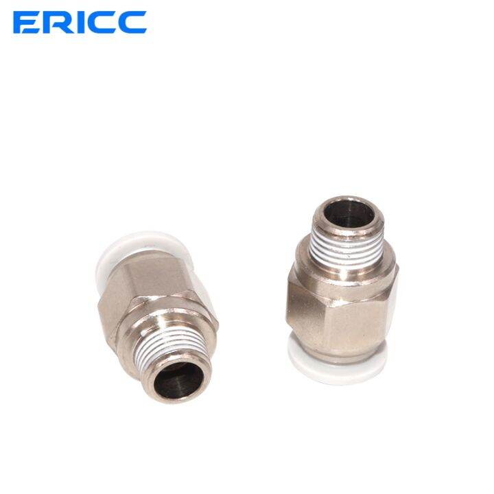 High Quality PC Pneumatic Connector Metric Thread PC4/6/8/12 M6/M8/M10 ...