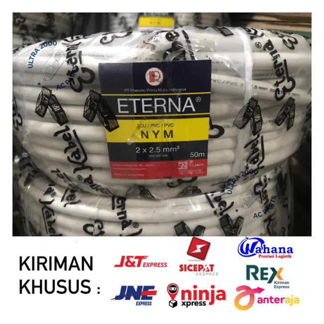 Kabel NYM 2 x 2,5 ETERNA 50M/ETERNA CABLE 2x2.5/NYM ETERNA 2x2.5 ...