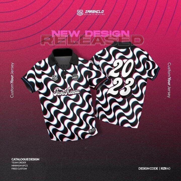 Jersey Viral Ootd 2023 Tiktok Murah Berkolar Jersey 2023 Jersey Select ...