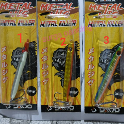 UMPAN {METAL JIG DAIDO} BENTUK IKAN LURE KILLER 14 - 40 GRAM GLOWING ...
