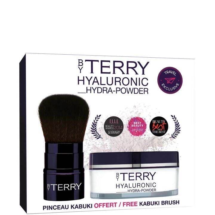 By Terry Exclusive Hyaluronic Hydra Powder and Kabuki Brush Set ...