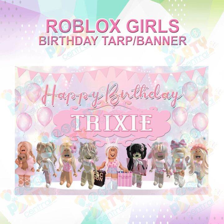 ROBLOX GIRLS PASTEL TARPAULIN BACKDROP | Lazada PH