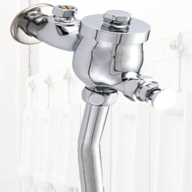 High Quality Toilet brass push button urinal flush valve with polished ...