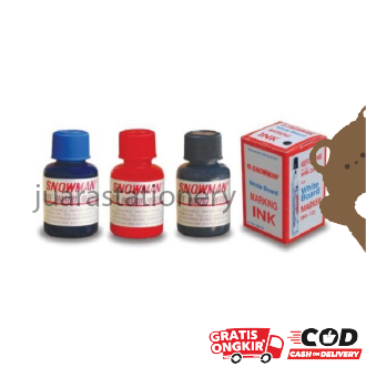 Tinta Spidol Whiteboard Snowman BG-12 Hitam Biru Merah / Isi Refill ...