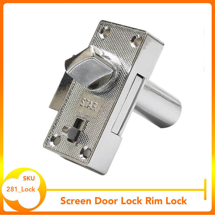 Star Screen Door Lock Rim Lock | Lazada PH