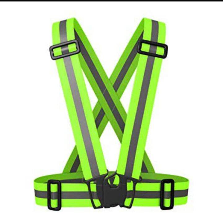 Reflective Safety Vest / Hi-Vis Strap / with Buckle Clip | Lazada