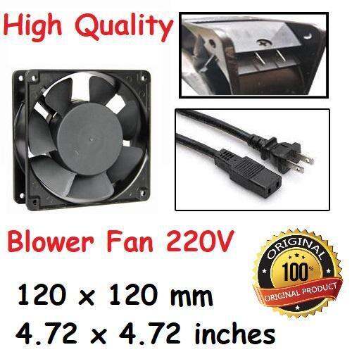 220V 120 x 120 x 38 mm AC Cooling Blower Fan Videoke CPU Fridge Fan 4.7 ...