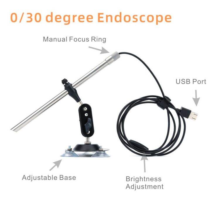 1080P 0 &30 Degree Simulated Laparoscope Trainer Camera With LED Light ...