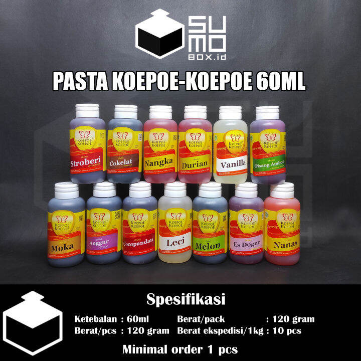 Perisa pasta koepoe 60ml / Perasa Makanan / Penguat Aroma Makanan ...