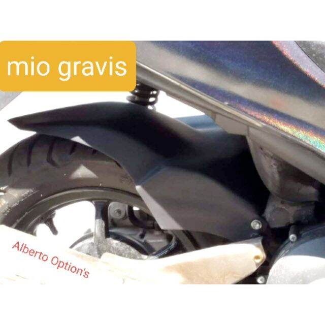 Mio gravis Mio gear tire hugger made of fiber. | Lazada PH