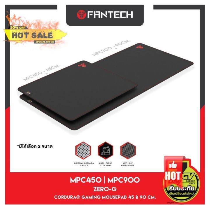FANTECH MPC450 / MPC900 ZERO-G Cordura Gaming Mouse Pad แผ่นรองเม้าส์ ...