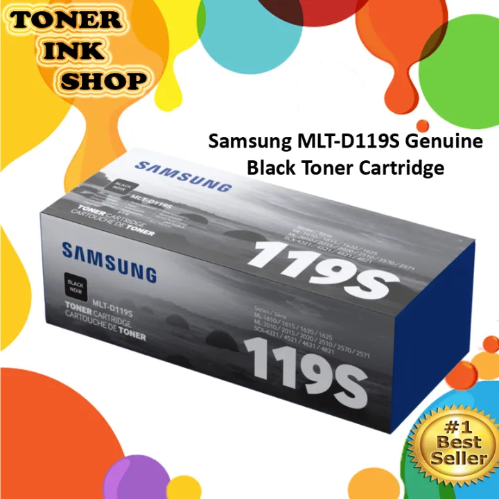 Samsung 119S MLT-D119S Genuine Black Toner Cartridge | Lazada PH