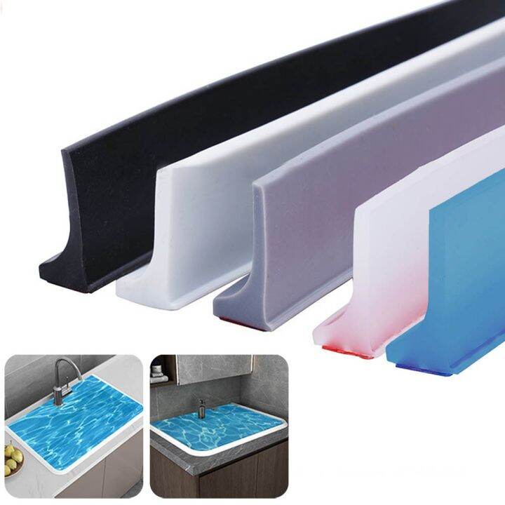 Free Glue Kitchen Sink Water Stopper Blocker Shower Bathroom Dry Wet
