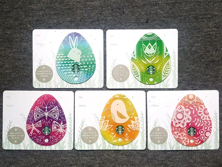 Starbucks USA Easter Cards 2017 Set | Lazada PH