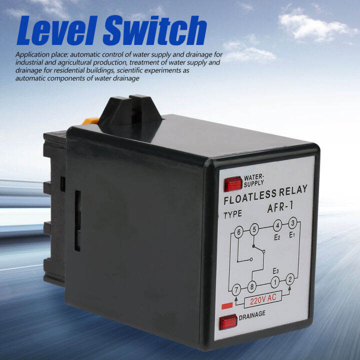 AFR-1 AC 220V Liquid Level Controller Relay Water Level Switch 50/60hz ...
