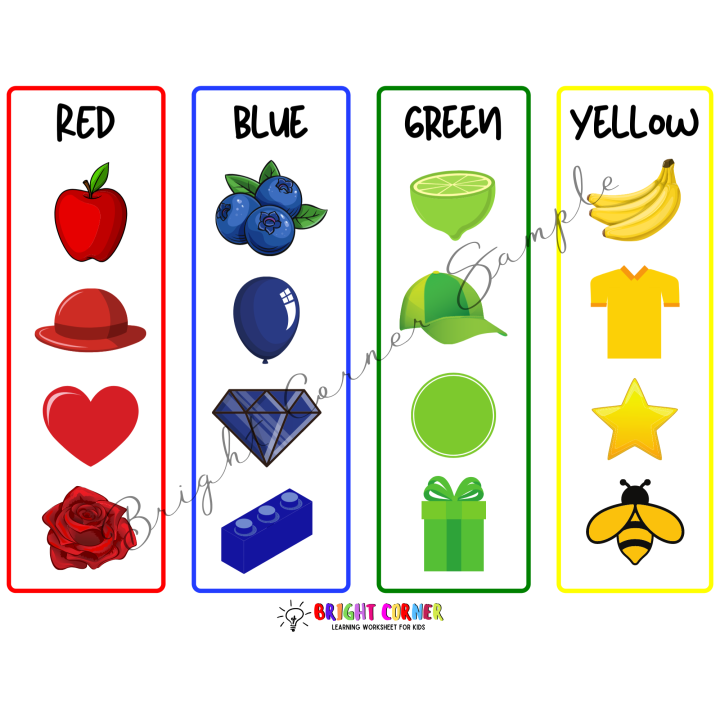 [BRIGHT] Busy Book Fun Learning Velcro Color Worksheets Laminated ...