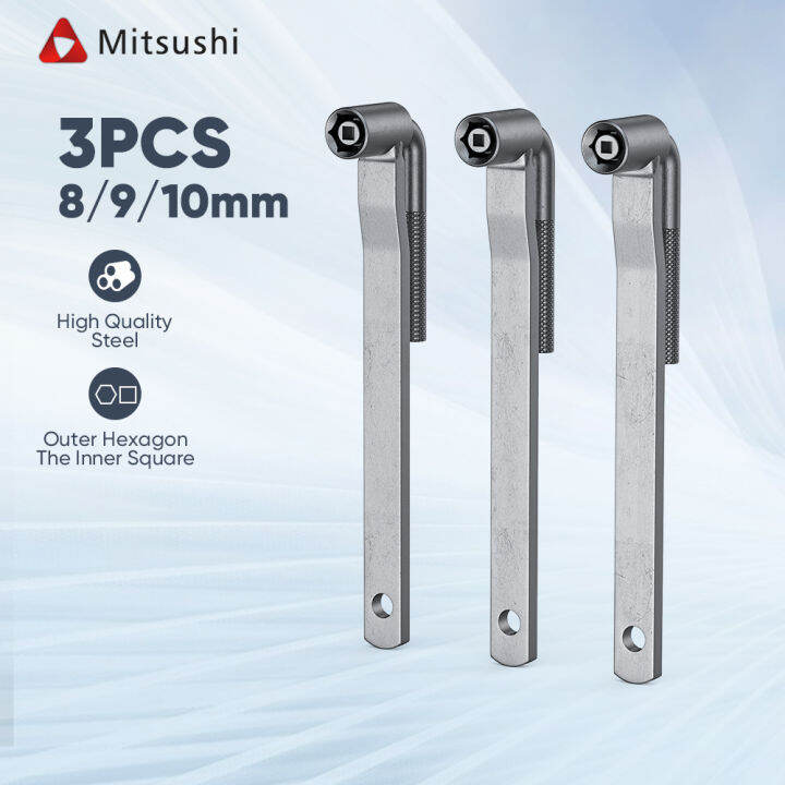 Mitsushi 8/9/10mm Motorcycle Valve Tappet Adjustment Tool Square ...
