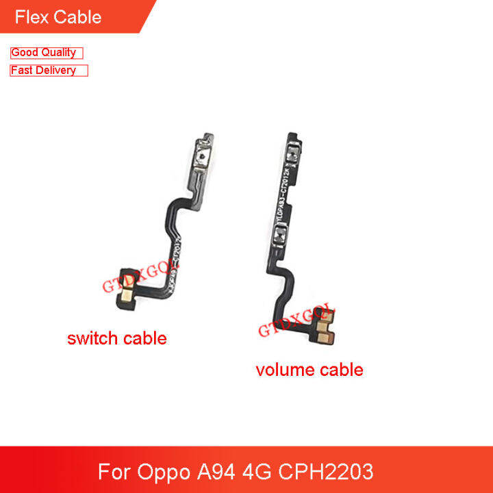 For Oppo A94 4G CPH2203 Power On Off Volume Up Down Button Key Flex ...
