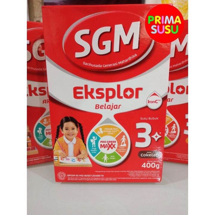 SGM Eksplor 3+ 400 Gr, Cokelat, Madu | Lazada Indonesia