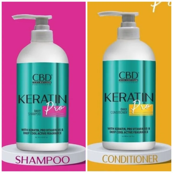 CBD KERATIN PRO SHAMPO / CONDITIONER 1000ML | Lazada Indonesia