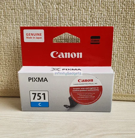 Genuine Canon Pixma 751 Ink Cartridge CLI-751 (Cyan) | Lazada PH
