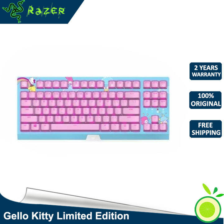 Razer Hello Kitty Limited Edition Original คีย์บอร์ดสำหรับเล่นเกมแบบมี ...