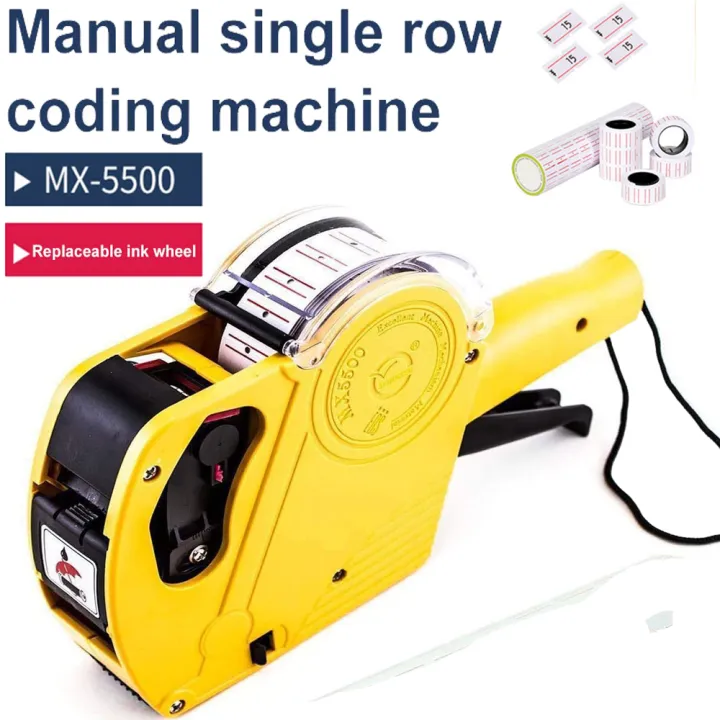Tagging Gun Price Tagger MX-5500 8 Digits Price Portable Tag Gun ...