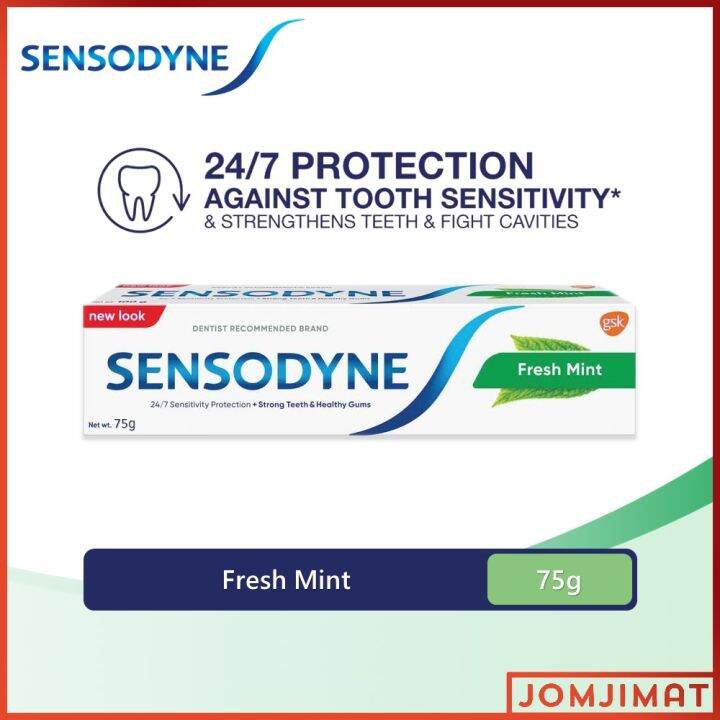 Sensodyne Fresh Mint Toothpaste 75g / Fresh Mint 24/7 Sensitivity ...