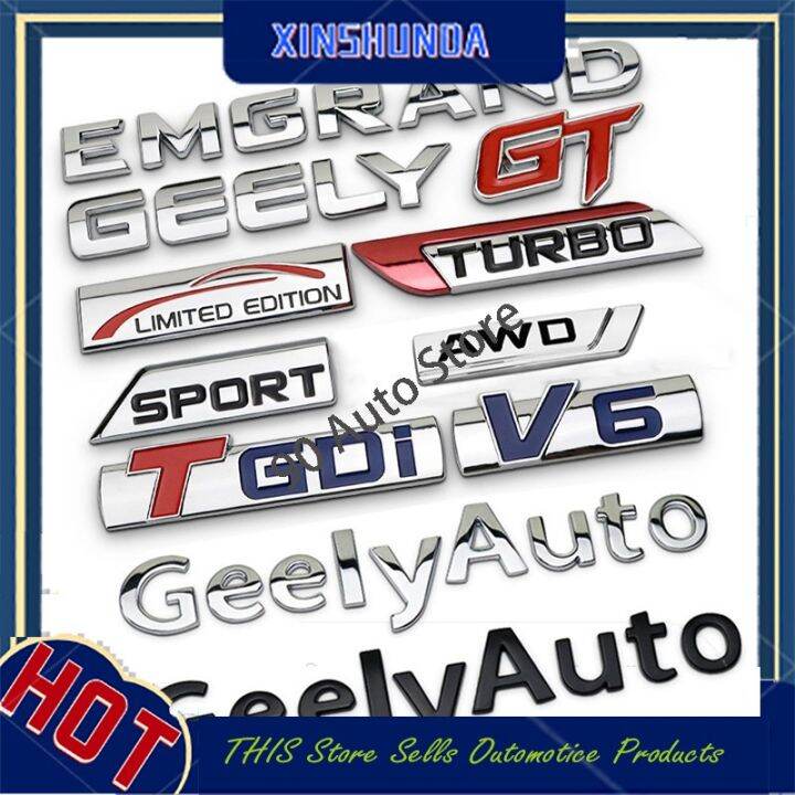 XSD Modified Letter Emgrand Limited Edition GT Turbo TGDI V6 for Geely ...